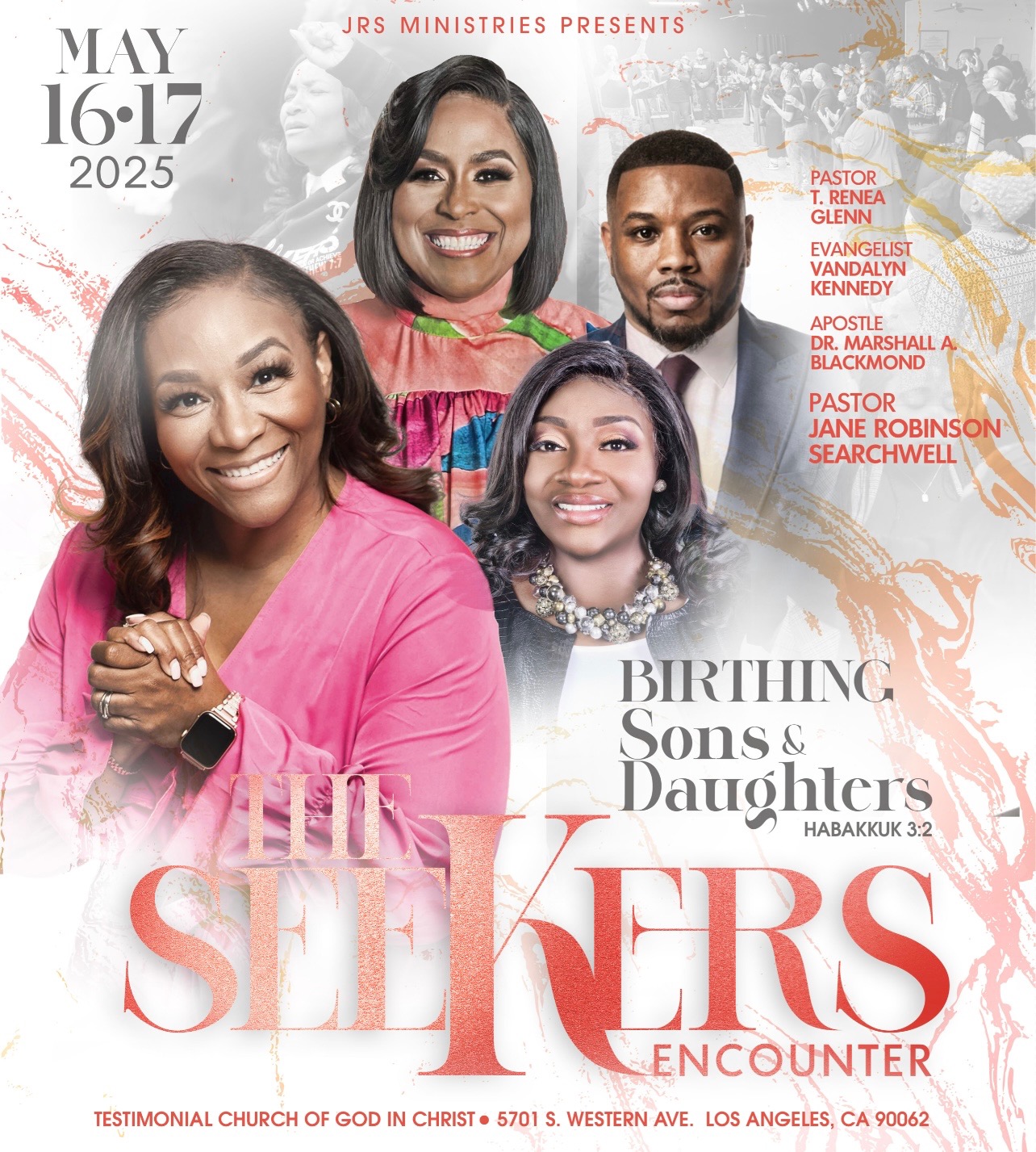 May16-17, 2025 – Birthing Sons and Daughters – JRS Ministries | The Seekers